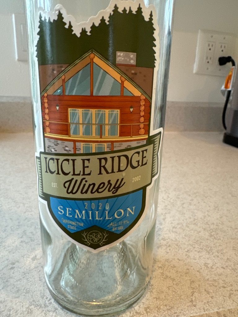 2020 Icicle Ridge Winery Sémillon, USA, Washington - CellarTracker