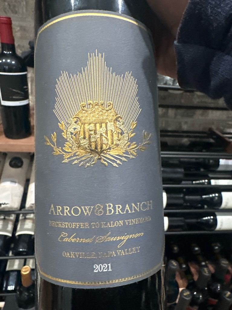 2021 Arrow & Branch Cabernet Sauvignon Beckstoffer To Kalon Vineyard ...