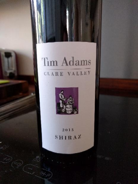 2013 Tim Adams Shiraz, Australia, South Australia, Mount Lofty Ranges ...