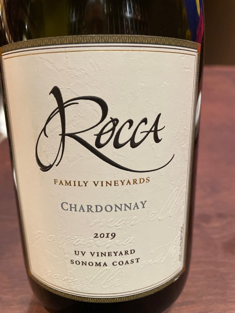 2019 Rocca Family Vineyards Chardonnay UV Vineyard, USA, California ...