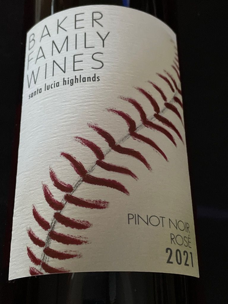 2020 Baker Family Wines Pinot Noir, USA, California, Sonoma County ...