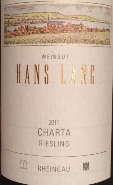 2010 Hans Lang Riesling Charta trocken, Germany, Rheingau - CellarTracker
