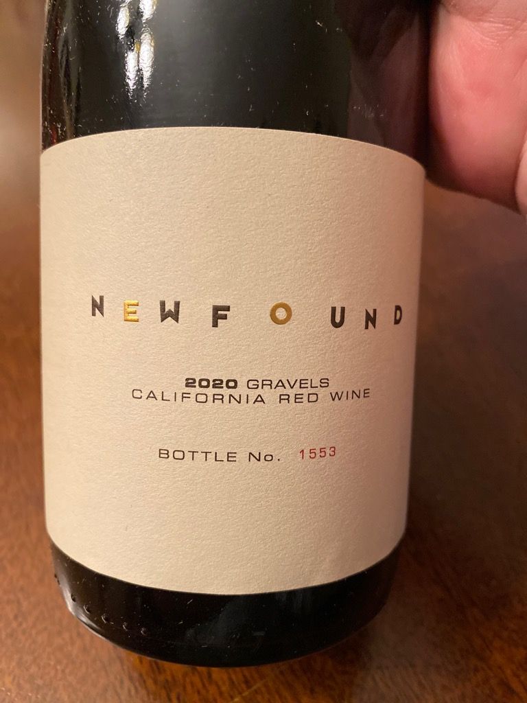 2020 Newfound Wines Gravels Red, USA, California - CellarTracker