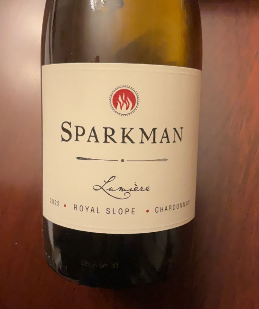2021 Sparkman Cellars Chardonnay Lumière, USA, Washington, Columbia ...