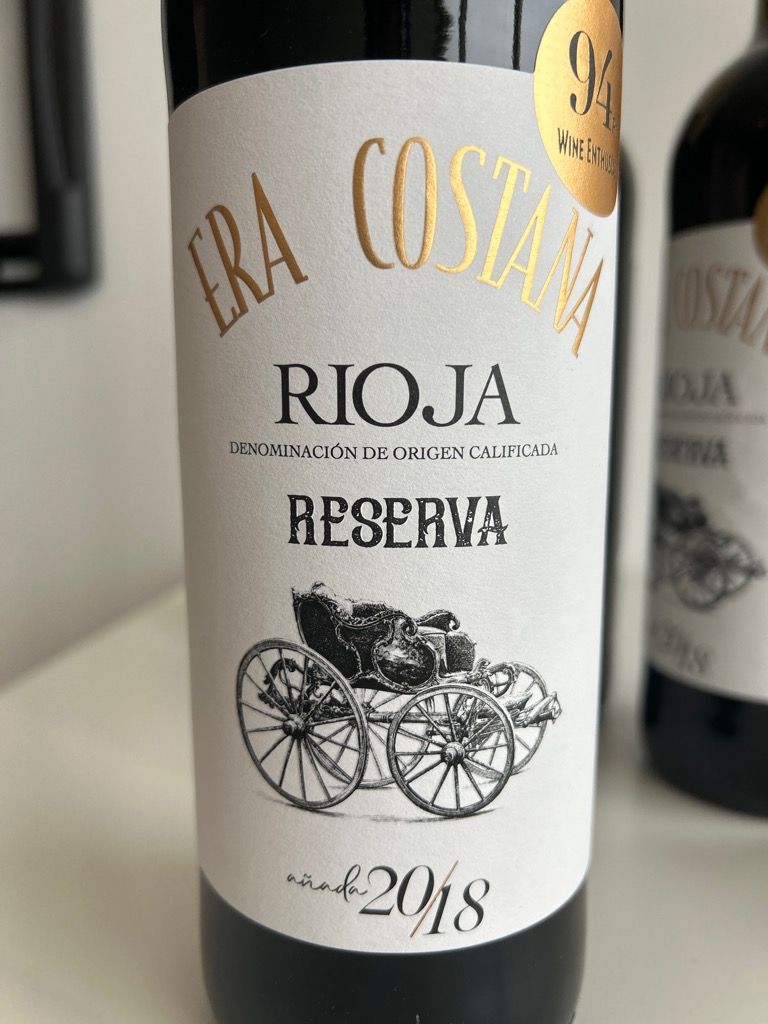 2018 Bodegas Olarra Rioja Era Costana Reserva, Spain, La Rioja, Rioja - CellarTracker