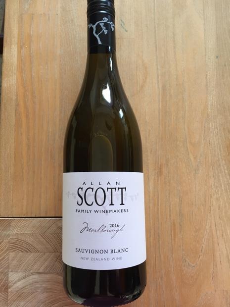 2016 Allan Scott Sauvignon Blanc, New Zealand, South Island ...