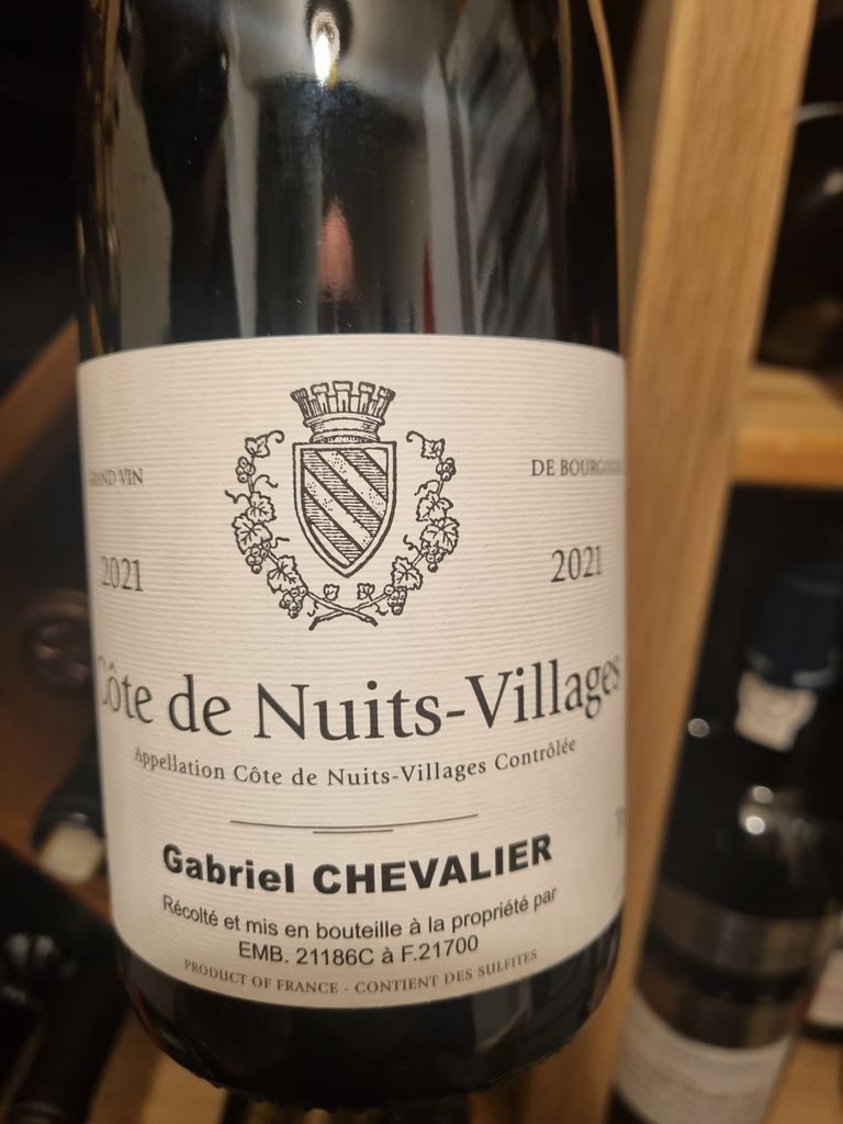 2021 Gabriel Chevalier Côte de Nuits Villages, France, Burgundy, Côte ...