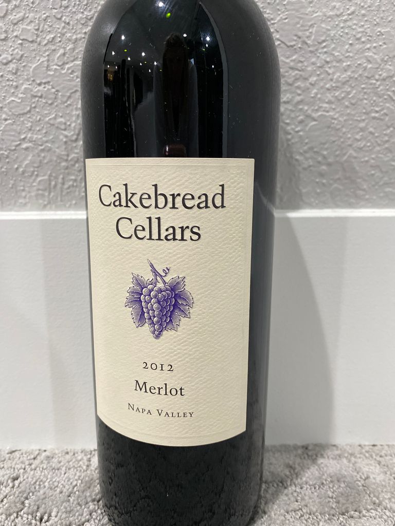 2012 Cakebread Cellars Merlot, USA, California, Napa Valley - CellarTracker