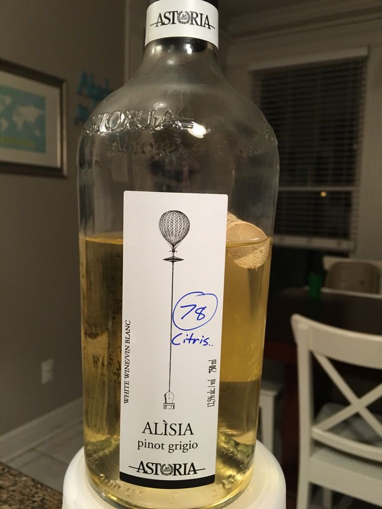2015 Astoria Pinot Grigio Delle Venezie Alísia, Italy, Delle Venezie ...