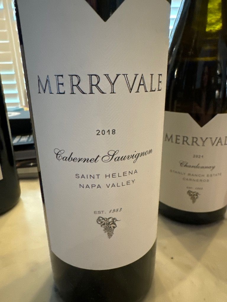 2019 Merryvale Cabernet Sauvignon St. Helena, USA, California, Napa ...