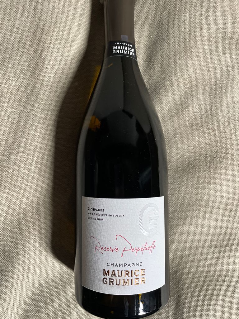 N.V. Maurice Grumier Champagne Réserve Perpétuelle Extra Brut 3 cēpages ...