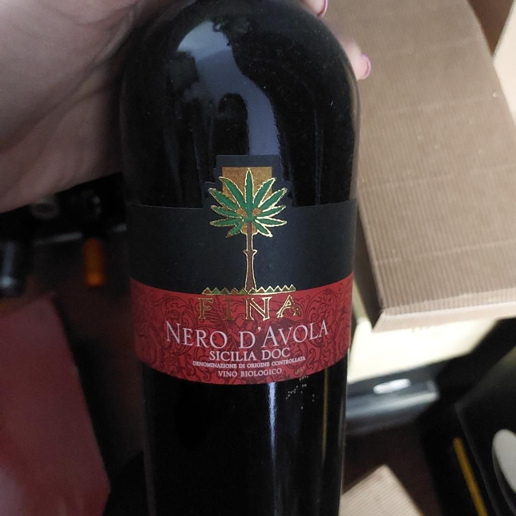 2019 Cantine Fina Nero d'Avola Sicilia, Italy, Sicily, Sicilia ...
