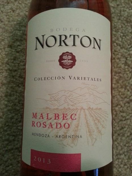 2020 Bodega Norton Malbec Rosado, Argentina, Mendoza - CellarTracker