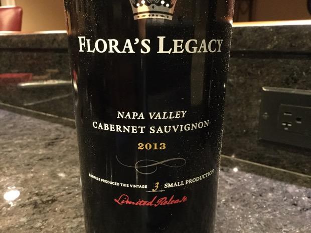 2013 Flora Springs Cabernet Sauvignon Flora's Legacy, USA, California ...