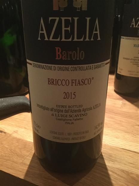 2015 Azelia Barolo Bricco Fiasco, Italy, Piedmont, Langhe, Barolo ...