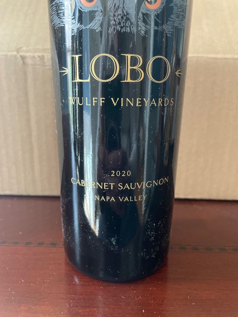 2020 Lobo Wines Cabernet Sauvignon Wulff Vineyards, USA, California ...