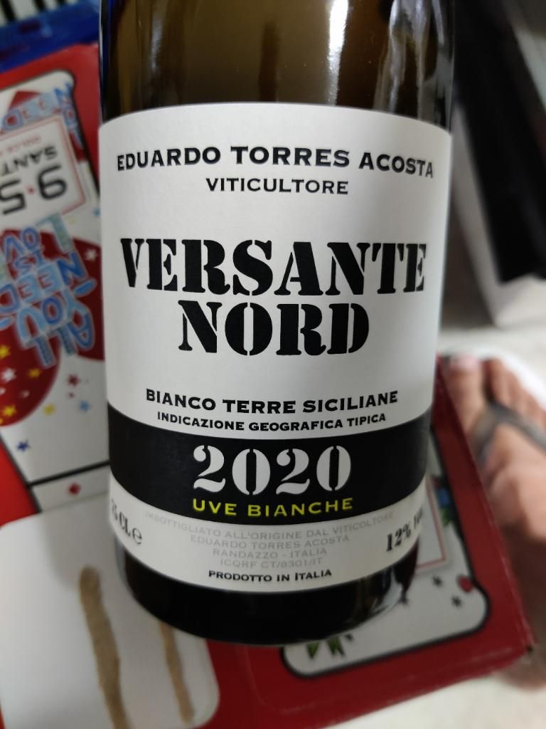 2021 Eduardo Torres Acosta Terre Siciliane Bianco Versante Nord, Italy ...