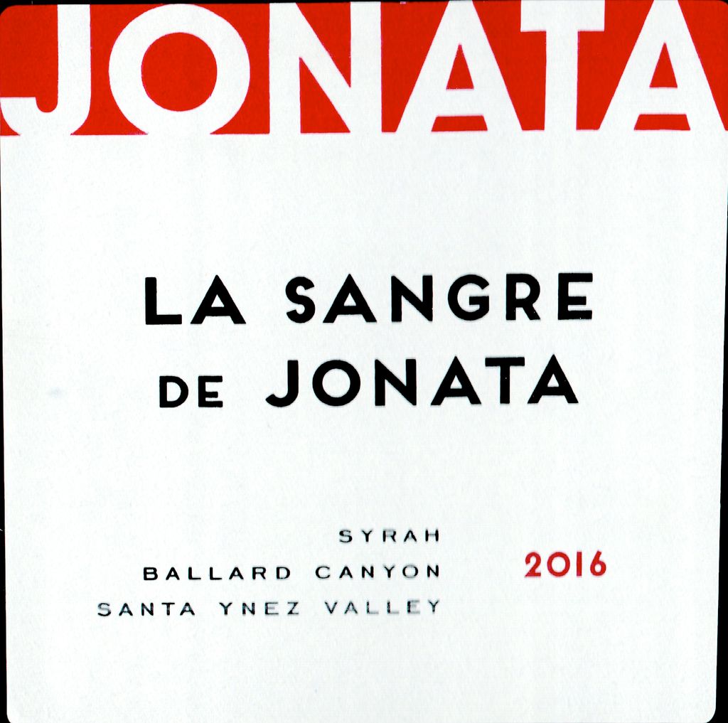 2016 Jonata Winery La Sangre de Jonata, USA, California, Central Coast ...