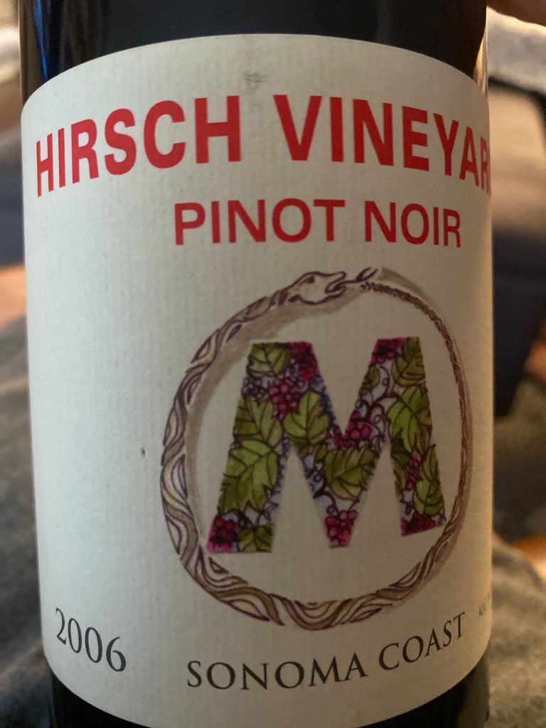 2006 Hirsch Vineyards Pinot Noir M, USA, California, Sonoma County ...