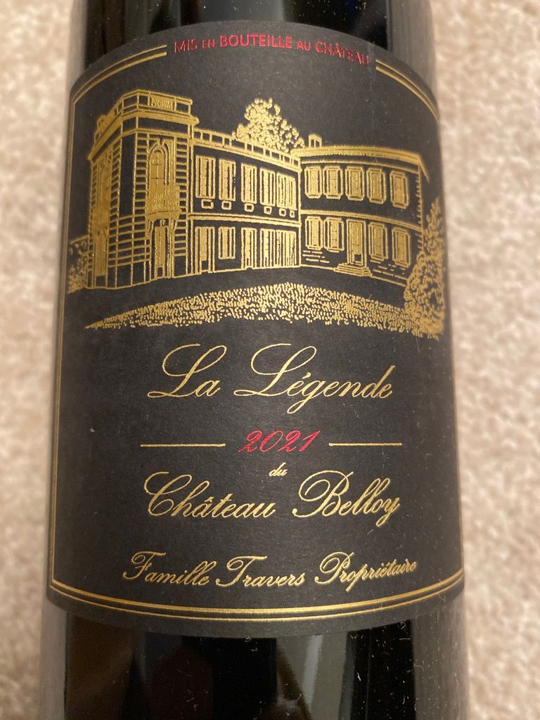 2021 Château Belloy La Légende, France, Bordeaux, Libournais, Canon ...