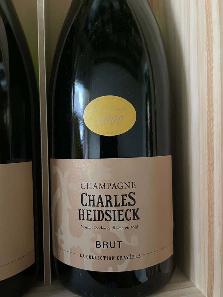 2000 Charles Heidsieck Champagne Brut Réserve Mis en Cave 2000 ...