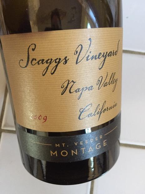 2009 Scaggs Vineyard Montage, USA, California, Napa Valley, Mt. Veeder ...