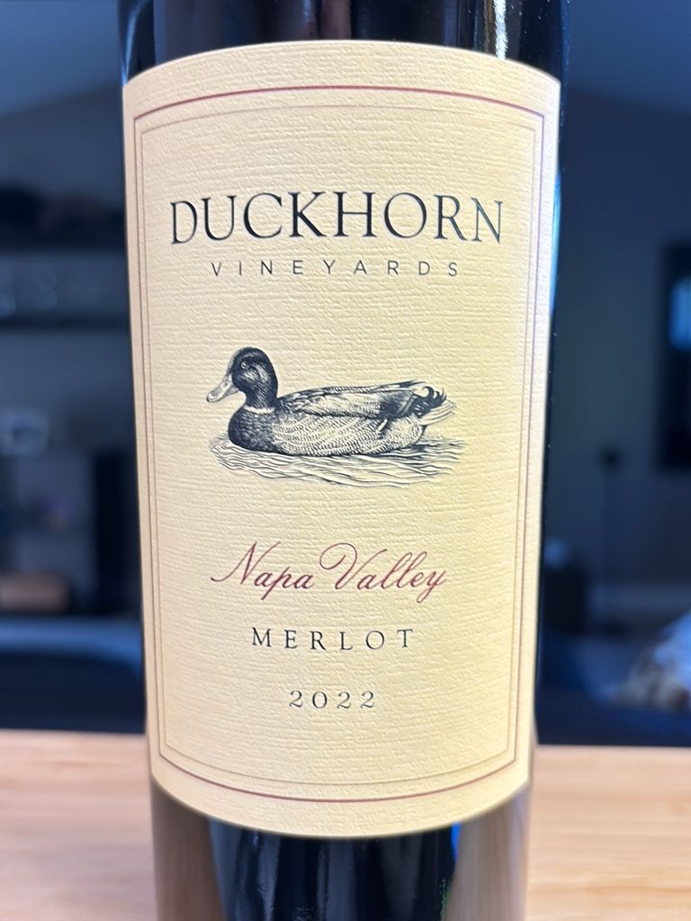 2022 Duckhorn Vineyards Merlot Napa Valley, USA, California, Napa ...
