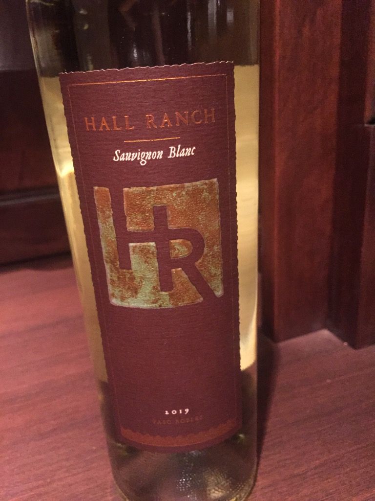 2019 Hall Ranch Sauvignon Blanc, USA, California, Central Coast, Paso ...