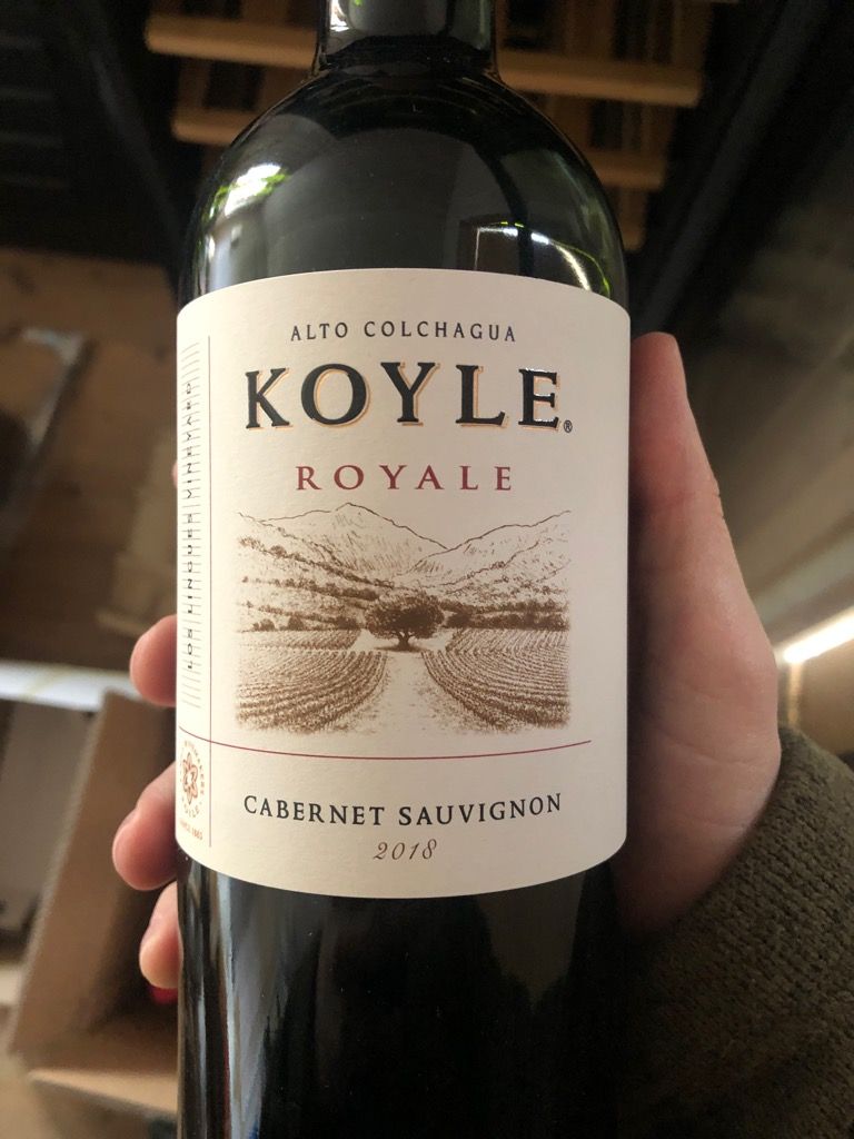 2019 Viña Koyle Cabernet Sauvignon Royale, Chile, Rapel Valley ...