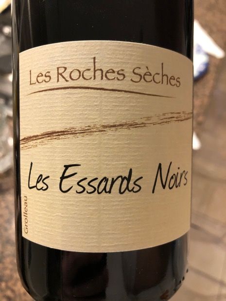 2015 Les Roches Sèches Anjou Les Essards Noirs, France, Loire Valley ...