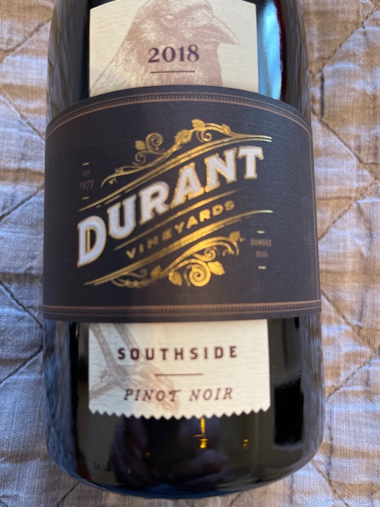 2018 Durant Vineyards Pinot Noir Southside, USA, Oregon, Willamette ...