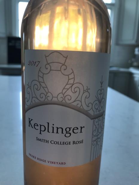 2017 Keplinger Smith College Rosé Shake Ridge Vineyard, USA, California ...