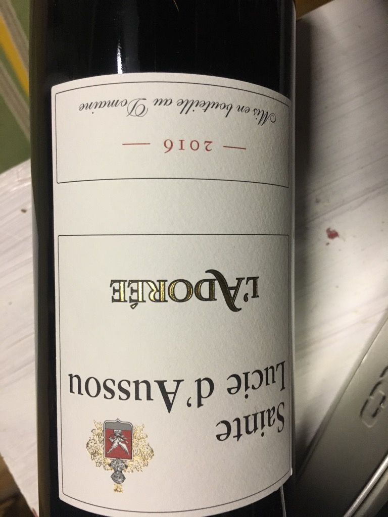 2019 Château Ste-Lucie d'Aussou Corbières-Boutenac Bella Dama, France ...
