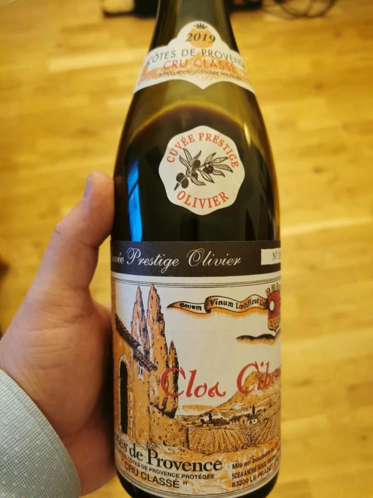 2019 Clos Cibonne Côtes de Provence Cuvée Prestige Olivier, France ...
