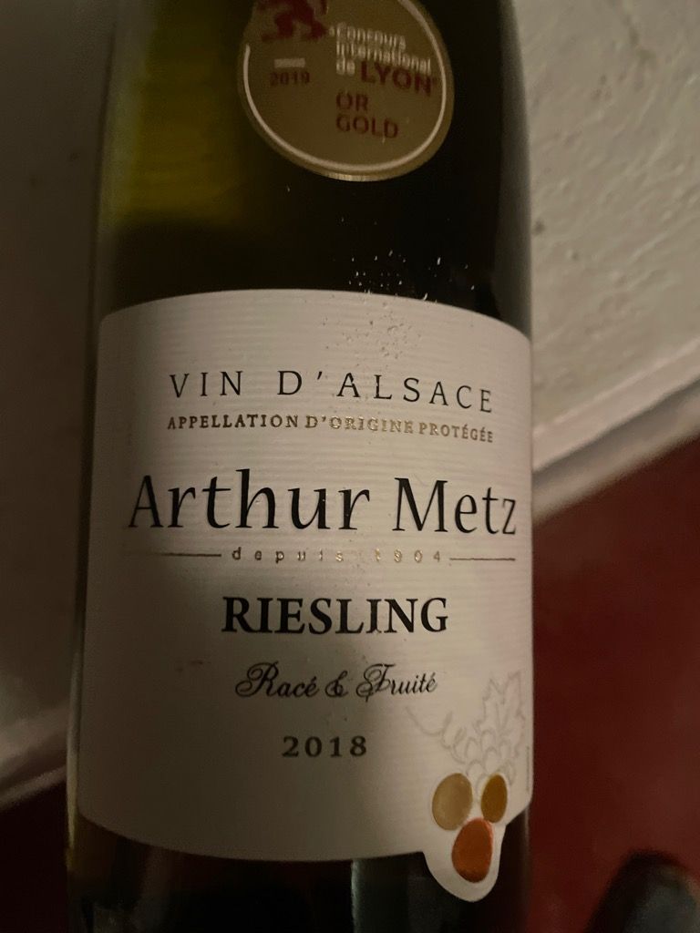 2020 Arthur Metz Riesling Altenberg de Bergbieten, France, Alsace ...