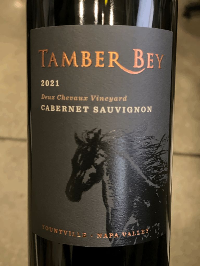 2021 Tamber Bey Cabernet Sauvignon Deux Chevaux Vineyard, USA ...
