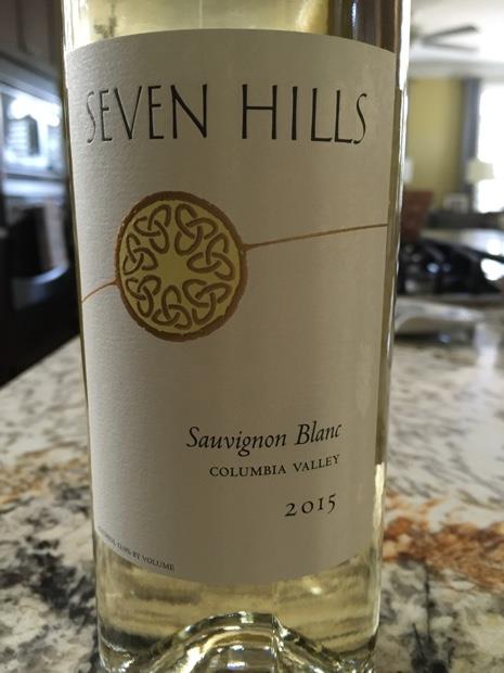 2015 Seven Hills Winery Sauvignon Blanc, USA, Washington, Columbia Valley - CellarTracker