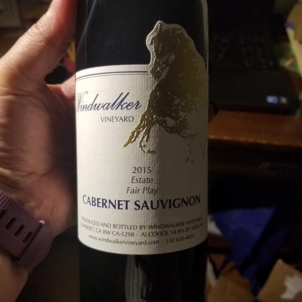 2019 Windwalker Vineyard Cabernet Sauvignon, USA, California, Sierra ...