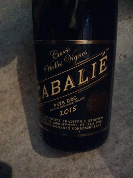 2013 Cabalie Vin de Pays d'Oc Cuvée Vieilles Vignes - CellarTracker