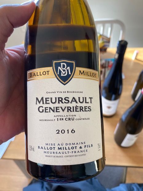 2016 Ballot-Millot & Fils Meursault 1er Cru Charmes, France, Burgundy ...