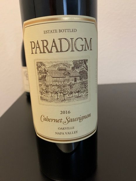 2016 Paradigm Cabernet Sauvignon, USA, California, Napa Valley ...