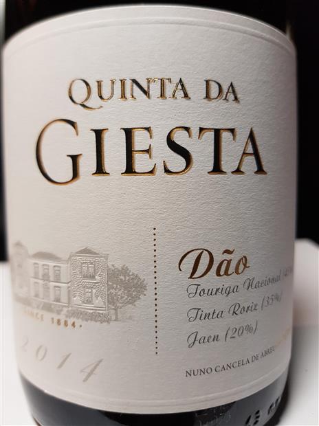 2014 Quinta da Giesta Dão, Portugal, Beiras, Dão - CellarTracker