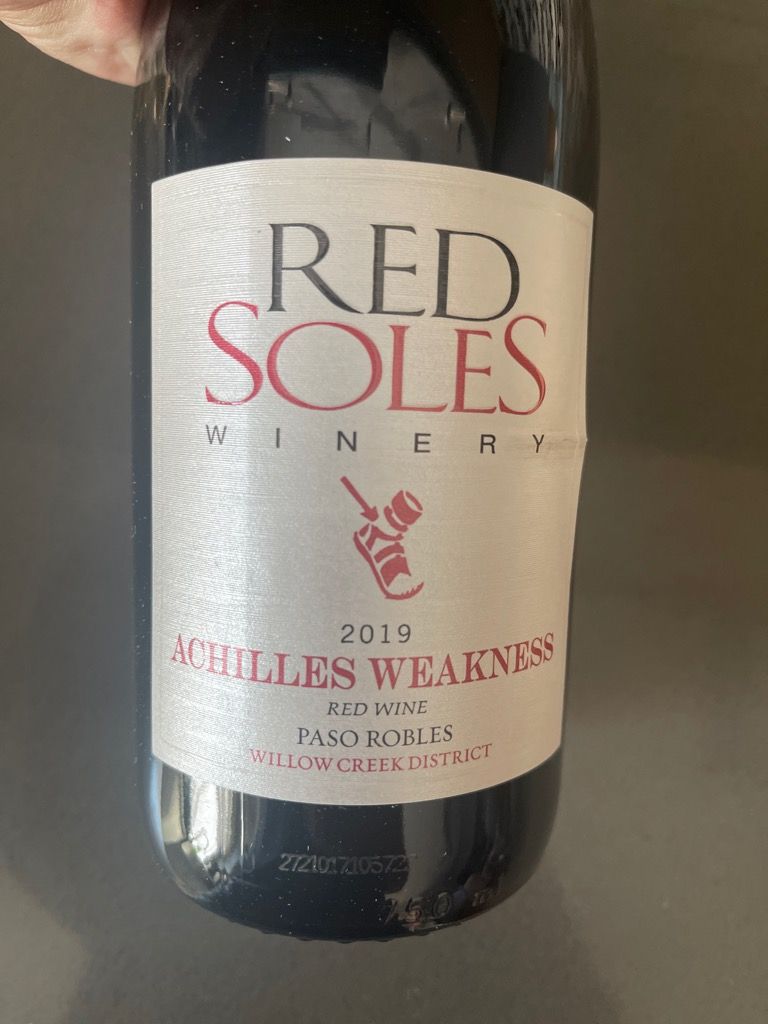 2019 Red Soles Achilles Weakness, USA, California, Central Coast, Paso ...