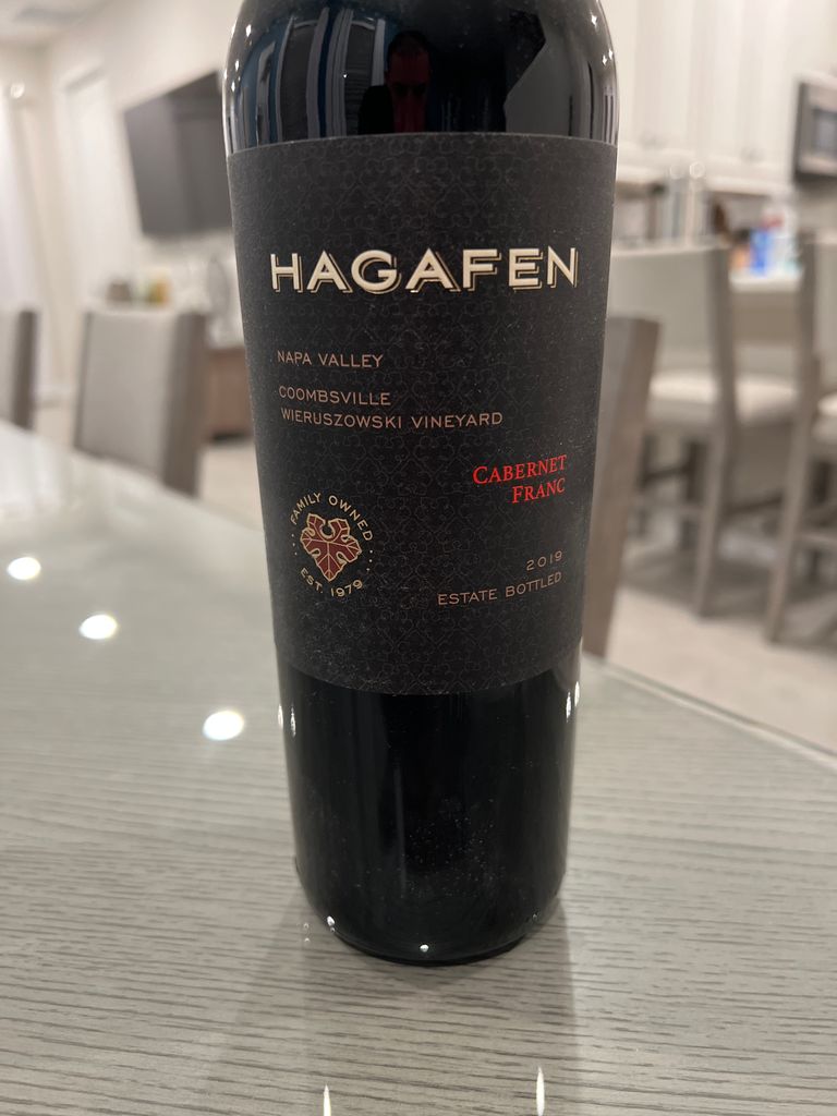 2018 Hagafen Cabernet Franc, USA, California, Napa Valley - CellarTracker