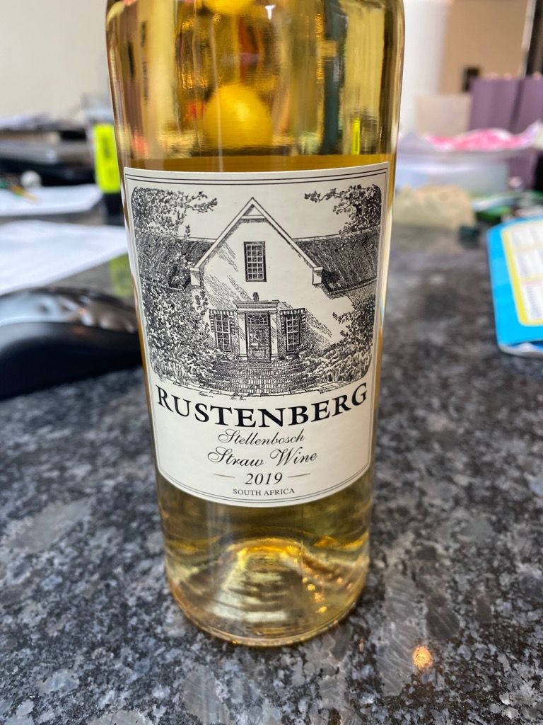 2019 Rustenberg Chenin Blanc Straw Wine, South Africa, Coastal Region ...