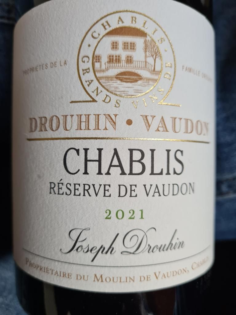 2021 Joseph Drouhin / Drouhin-Vaudon Chablis Réserve de Vaudon, France ...