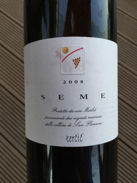 2008 Tercic Matijaz Collio Merlot Seme, Italy, Friuli-Venezia Giulia ...