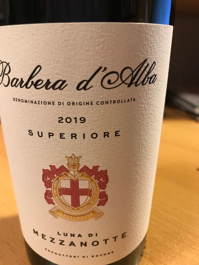 2019 Produttori di Govone Barbera d'Alba Superiore Luna di Mezzanotte ...