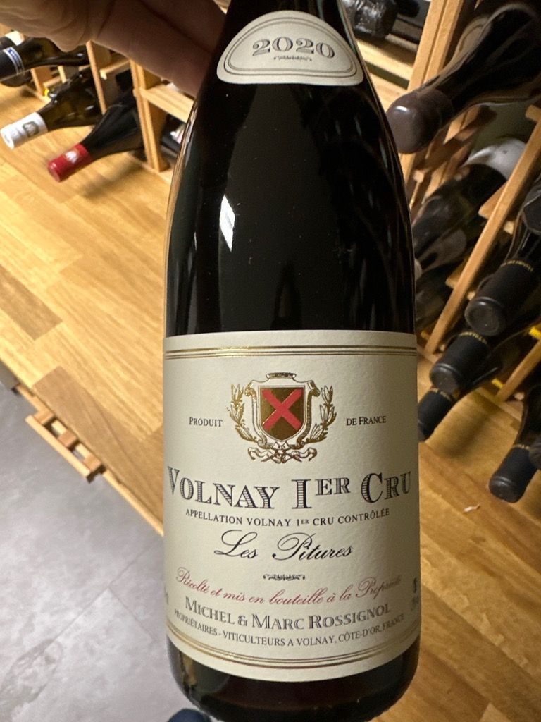 2020 Michel et Marc Rossignol Volnay 1er Cru Pitures, France, Burgundy ...