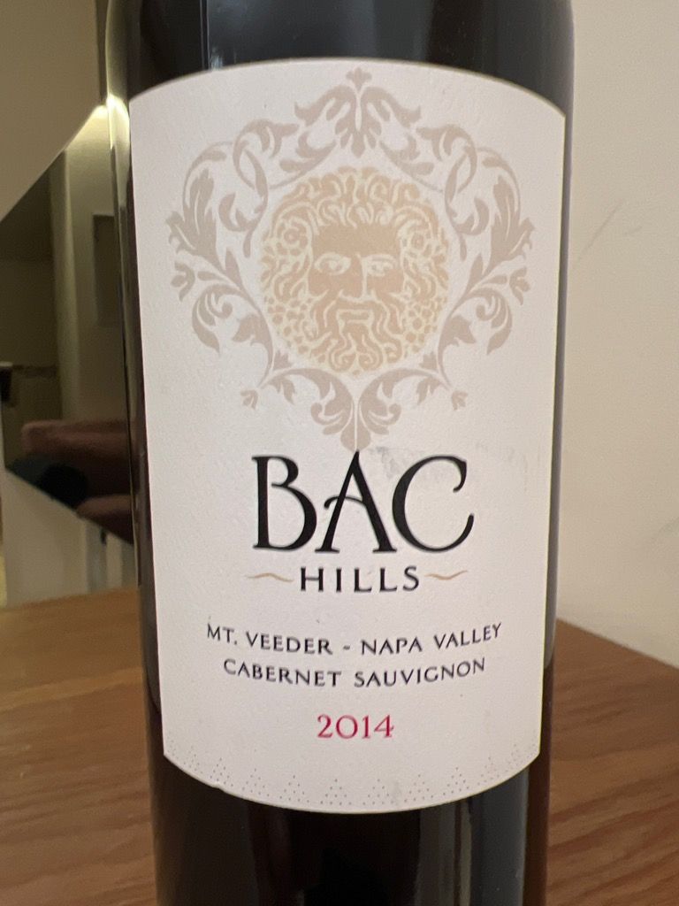 2014 Bac Hills Cabernet Sauvignon, USA, California, Napa Valley, Mt ...